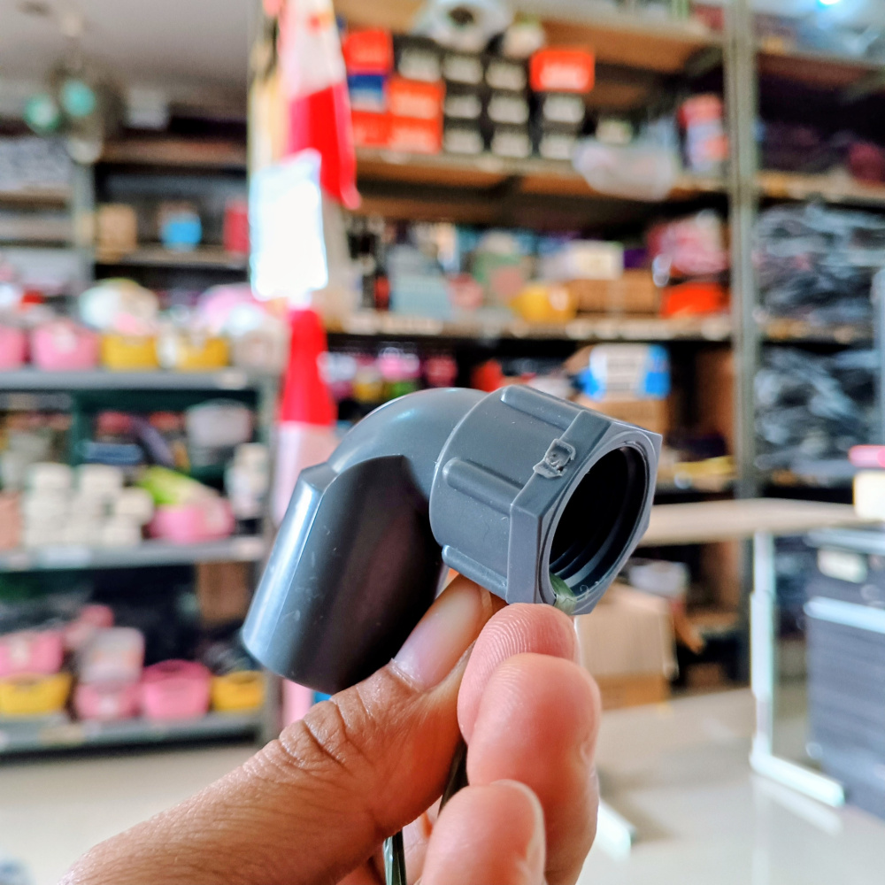 Y957 TRILIUN KENI pipa ke KRAN polos x drat dalam 1/2 3/4 IN ELBOW ...
