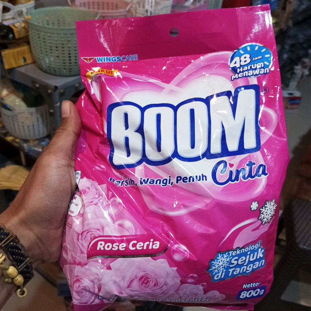 Z988 800GRAM BESAR DETERJEN DETERGENT BUBUK BOOM ALL VARIANT CINTA