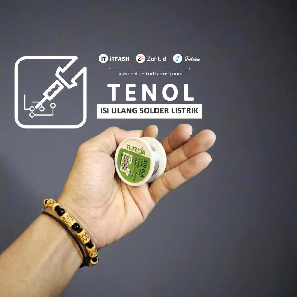 Z778 TENOL TOFUDA REFILL SOLDER LISTRIK 5 METER 6040 CF 920 TIMAH